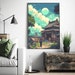 Pixel Art Traditional Samurai Village House, Art Digital Instant ...