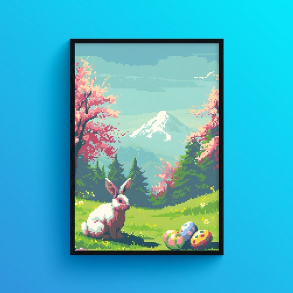 Pixel Easter Eggs - Etsy