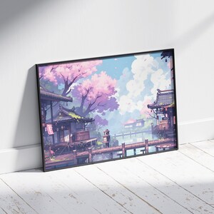 Traditional Japanese House Pixel Art, Digital Car Art Instant Download ...