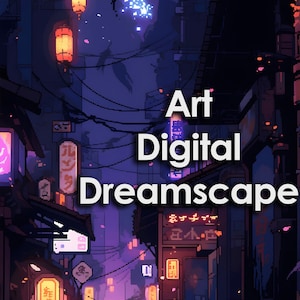 Pixel Art Japan Street Neon Signs, Art Digital Instant Download ...