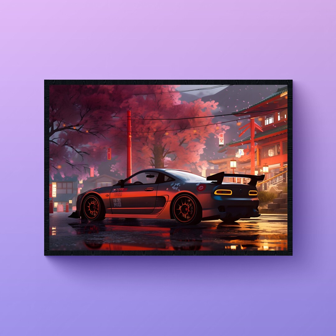 Toyota MR2 Sakura Japan Digital Car Art Instant Download - Etsy