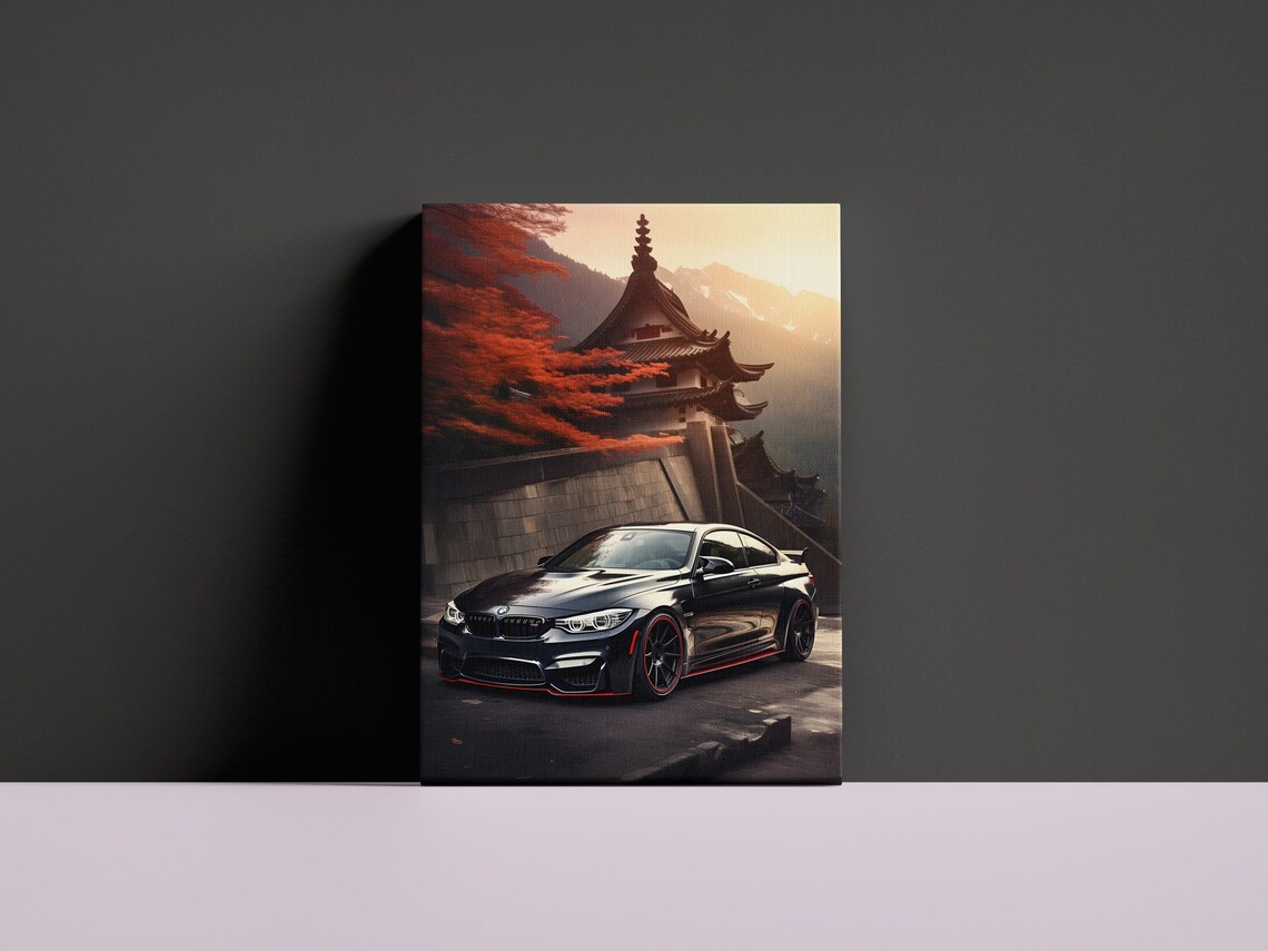 BMW M3 Mountain Japan Digital Car Art Instant Download - Etsy