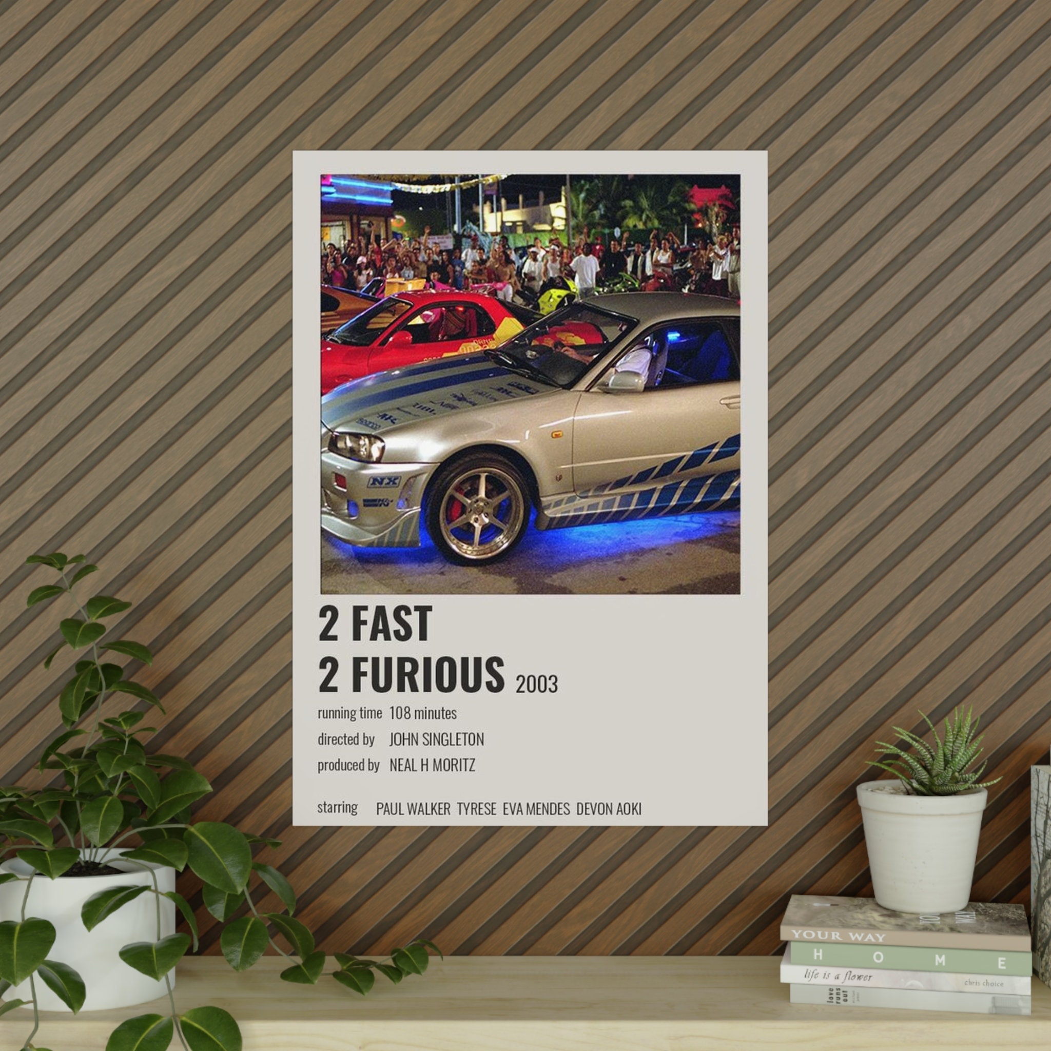 Fast & Furious Posters | 2 Fast 2 Furious Vintage Posters No Frame