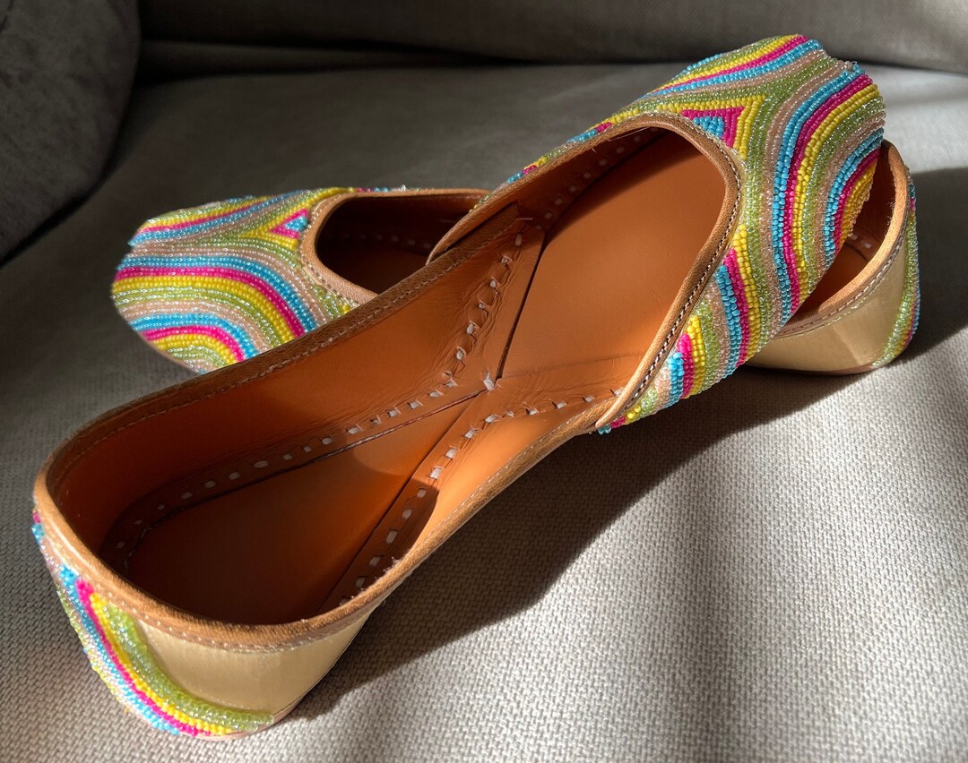 Punjabi Jutti/ Handmade Shoes/khussa Jutti /women's Handmade Jutti ...