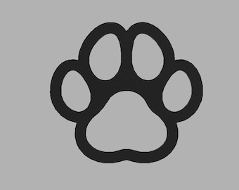 Dog Paw DXF - Etsy