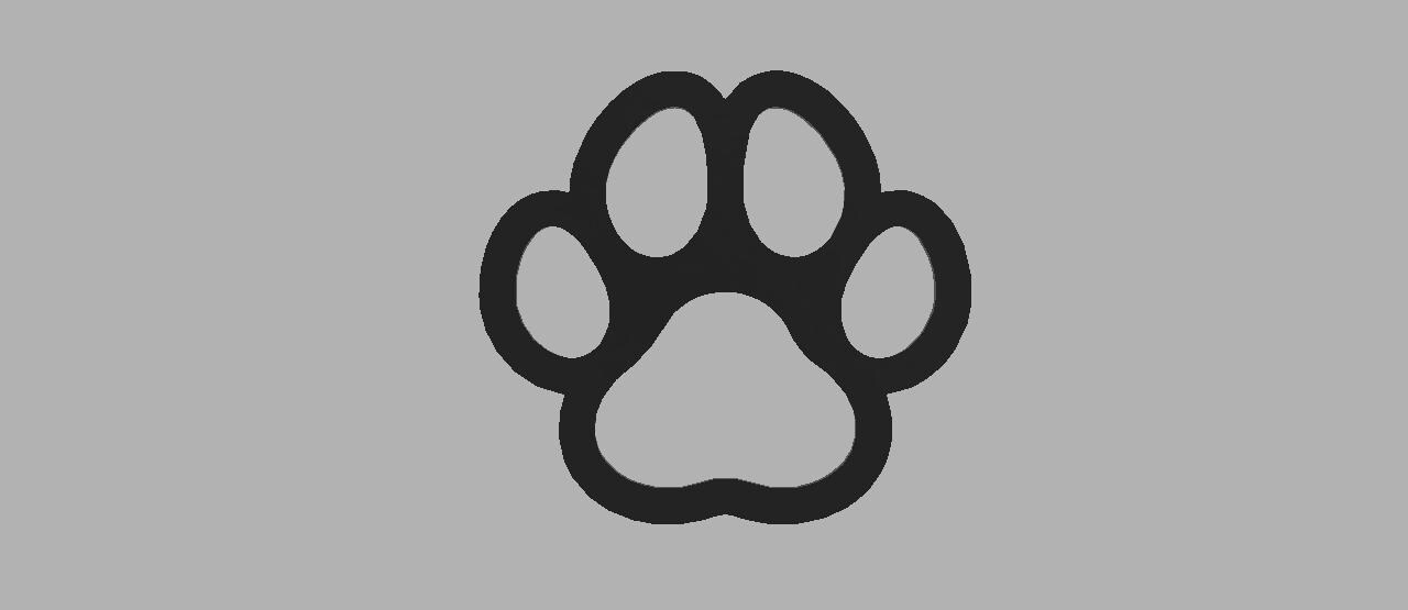 Dog Paw DXF - Etsy