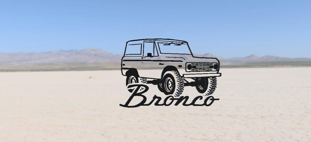 Ford Bronco DXF - Etsy