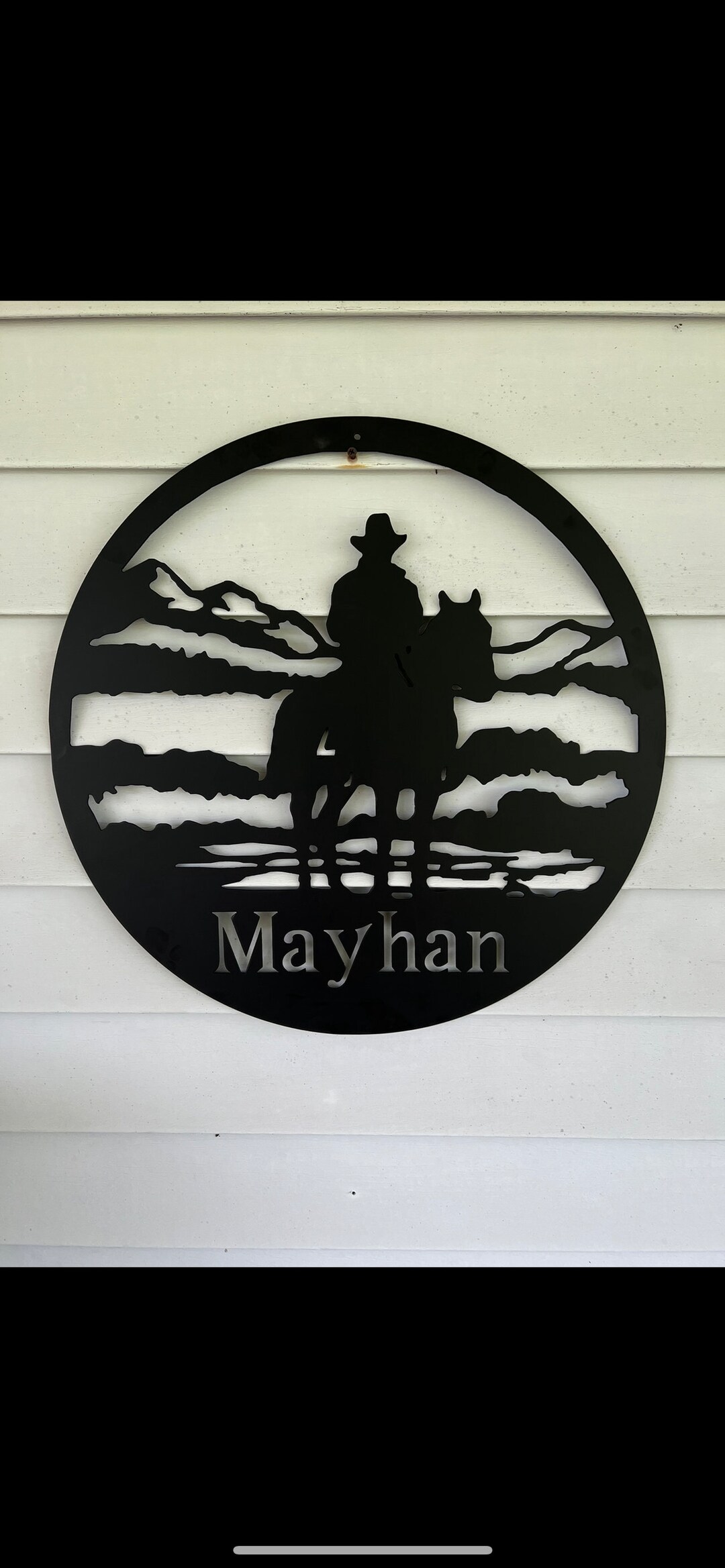 Wall Decor | Cowboy Sign | Metalwork | Made in USA | Decorative - Etsy