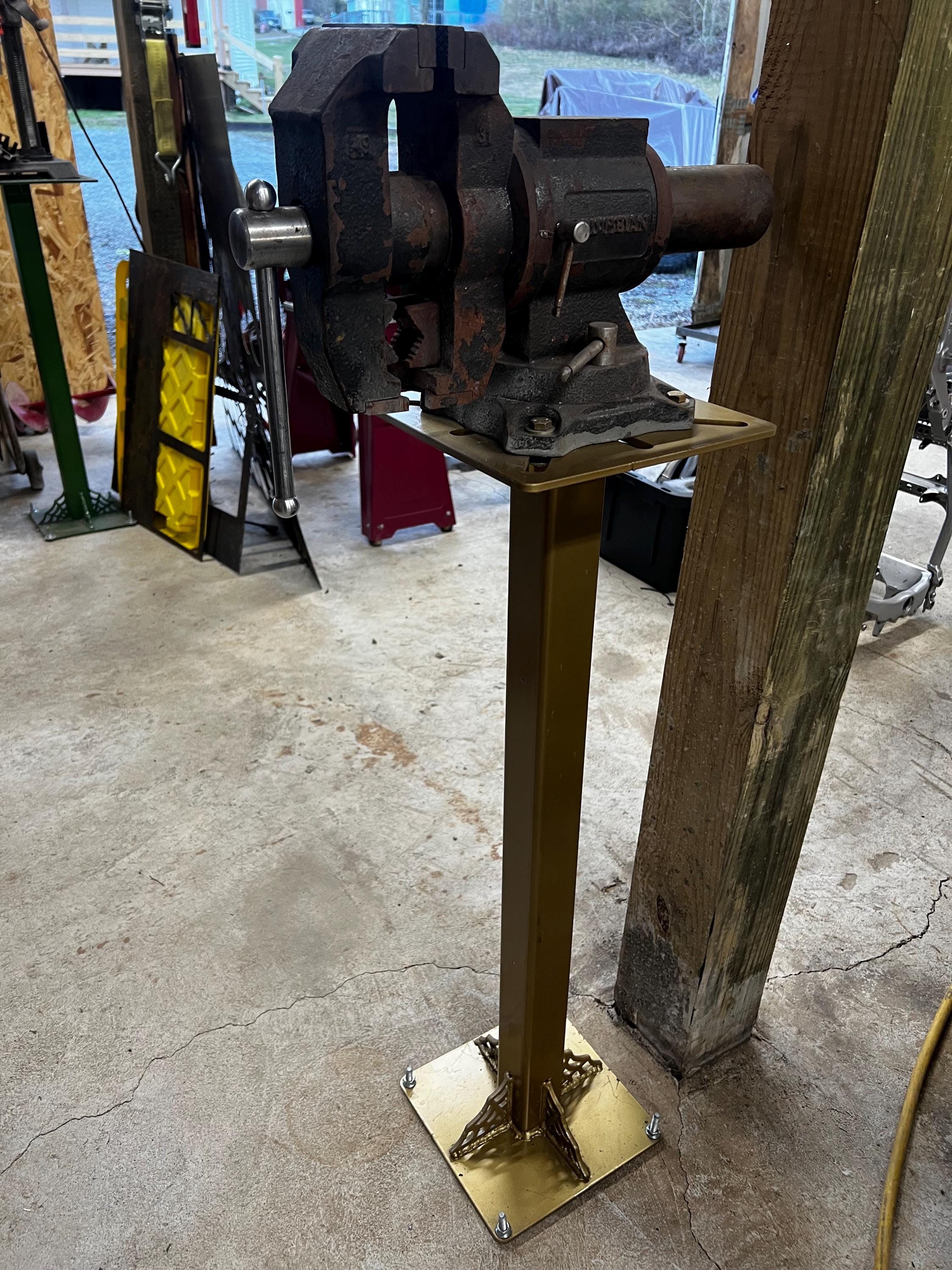 Vice Stand | Grinder Stand | Metal Pedestal - Etsy