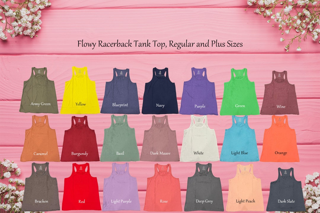 Racerback Tank Top Racerback Sleeveless Tanktop Womens Racerback Shirt ...