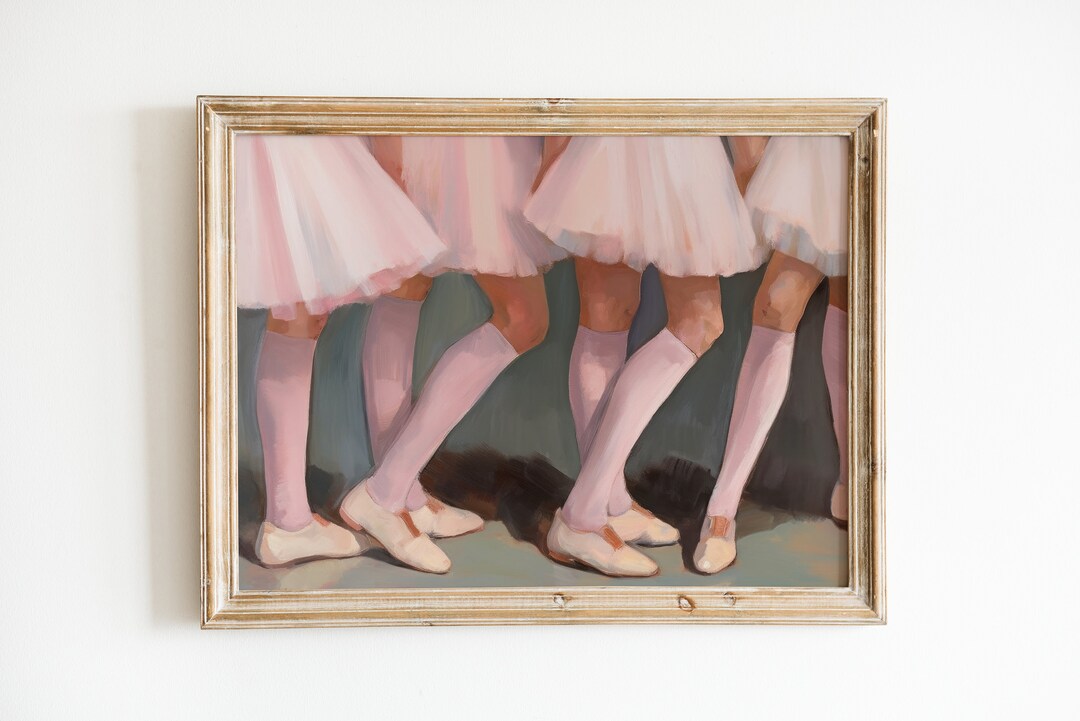 Ballet Painting | Pastel Academia | Dance Poster | Pastel Downloadable ...