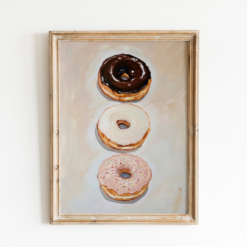 Doughnut Wall Art - Etsy