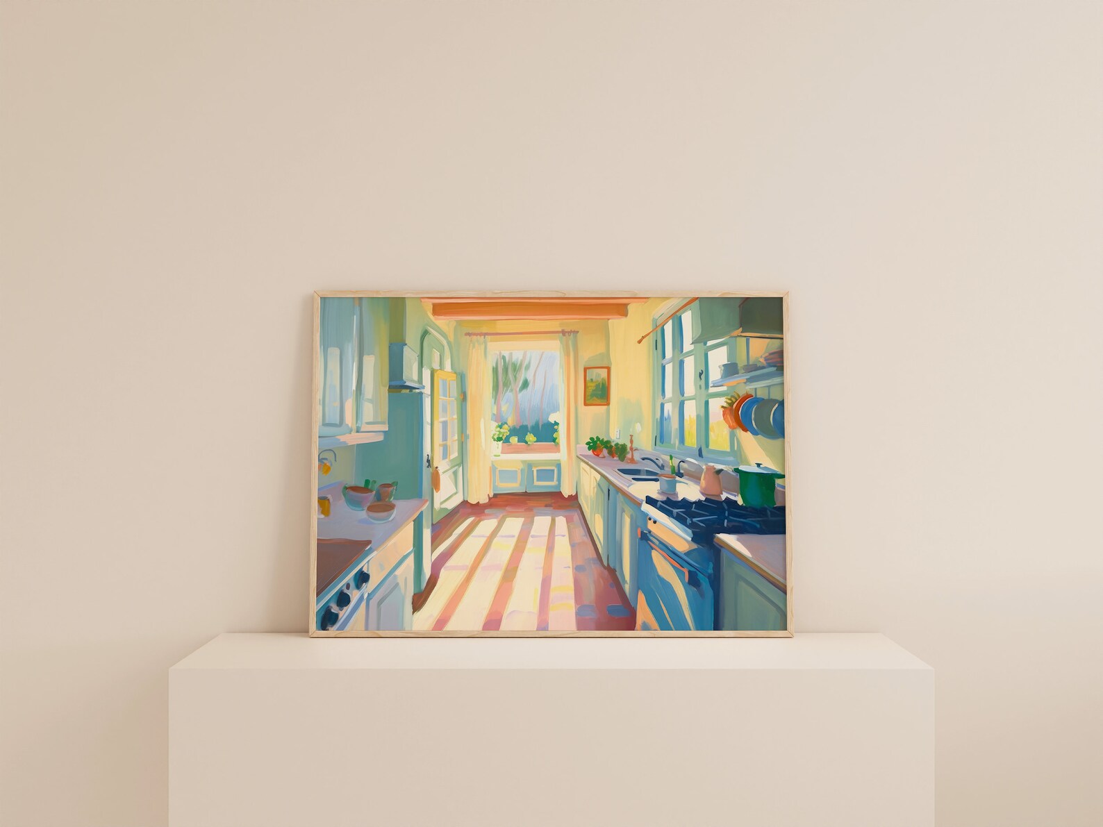 Pastel Cottagecore Print | Maximalist Kitchen Decor | Breakfast Nook ...