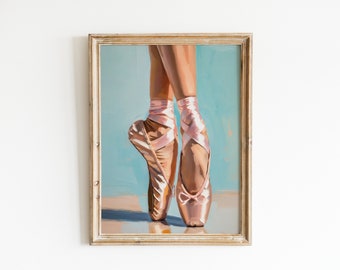 Balletcore Wall Art, Coquette Room Decor, Watercolor Bow Print, Baby ...