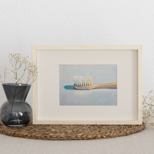 Toothbrush Print | Bathroom Printable Wall Art | Funky Apartment Decor ...