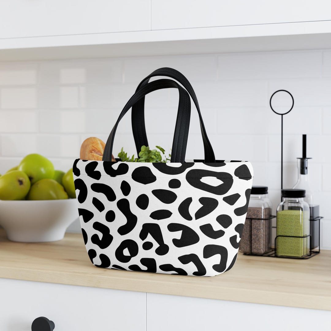 Cheetah Print Lunch Bag | Insulated Lunch Bag | Cute Lunch Bag | Animal ...
