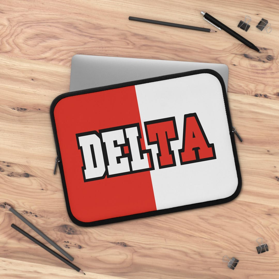 Delta Half-n-half Laptop Sleeve - Etsy