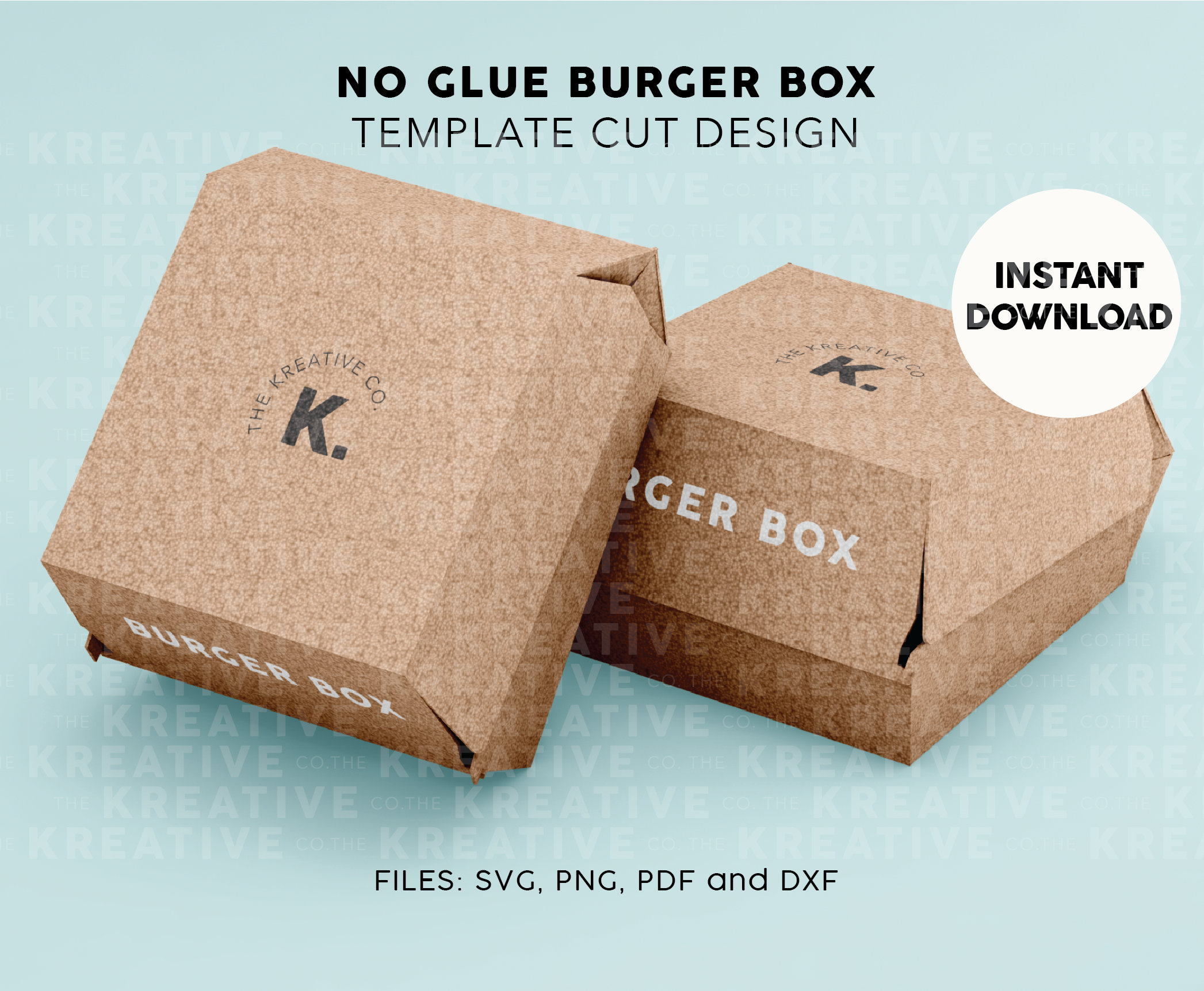 Burger Box SVG Template Cheeseburger Box Template Cricut Cut - Etsy UK