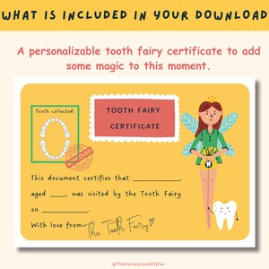 Lost Tooth Chart, Tooth Fairy Chart, Baby Teeth Chart, Tooth Fairy ...