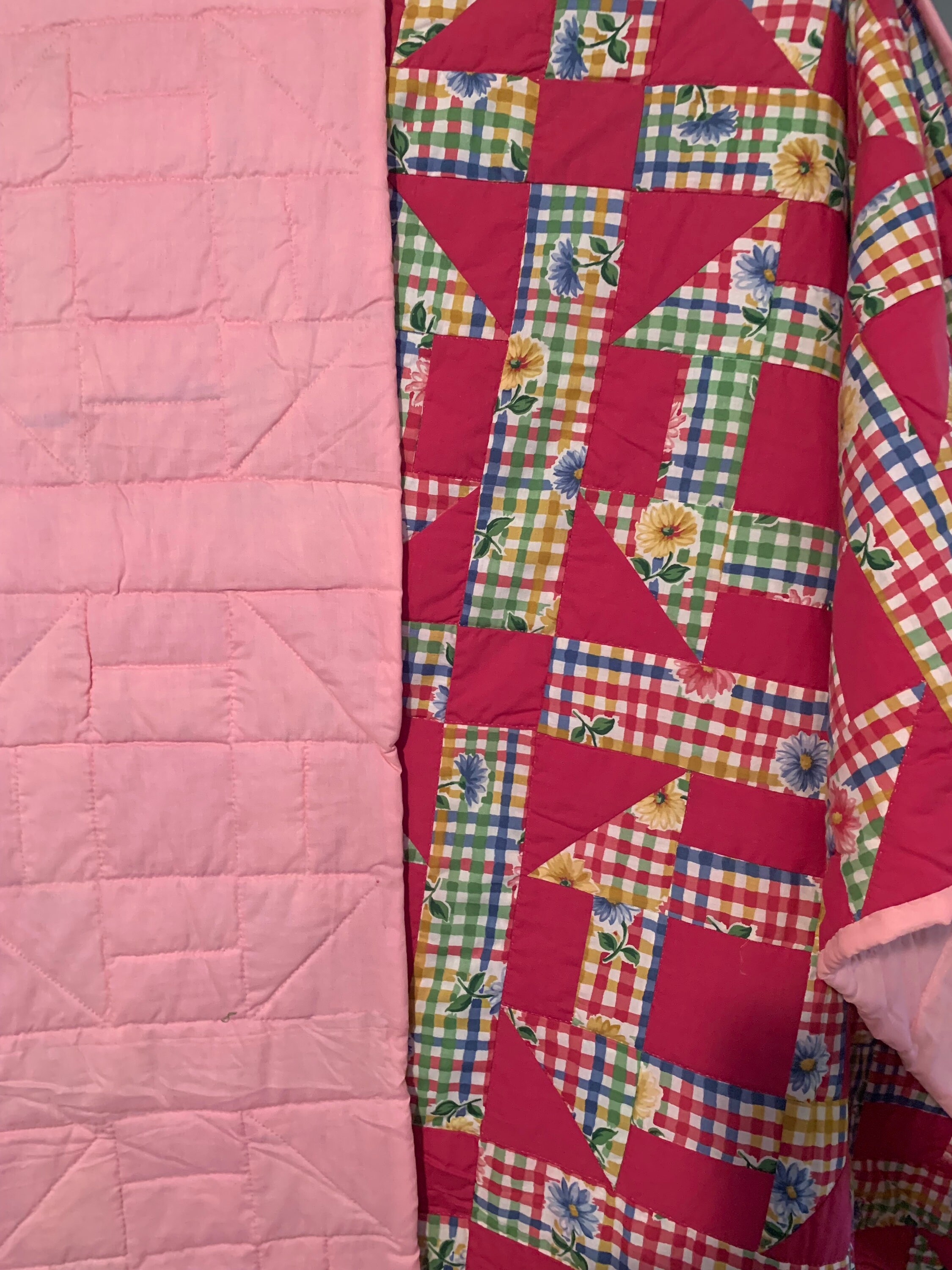 Beautiful Hand Pieced Quilt - Etsy