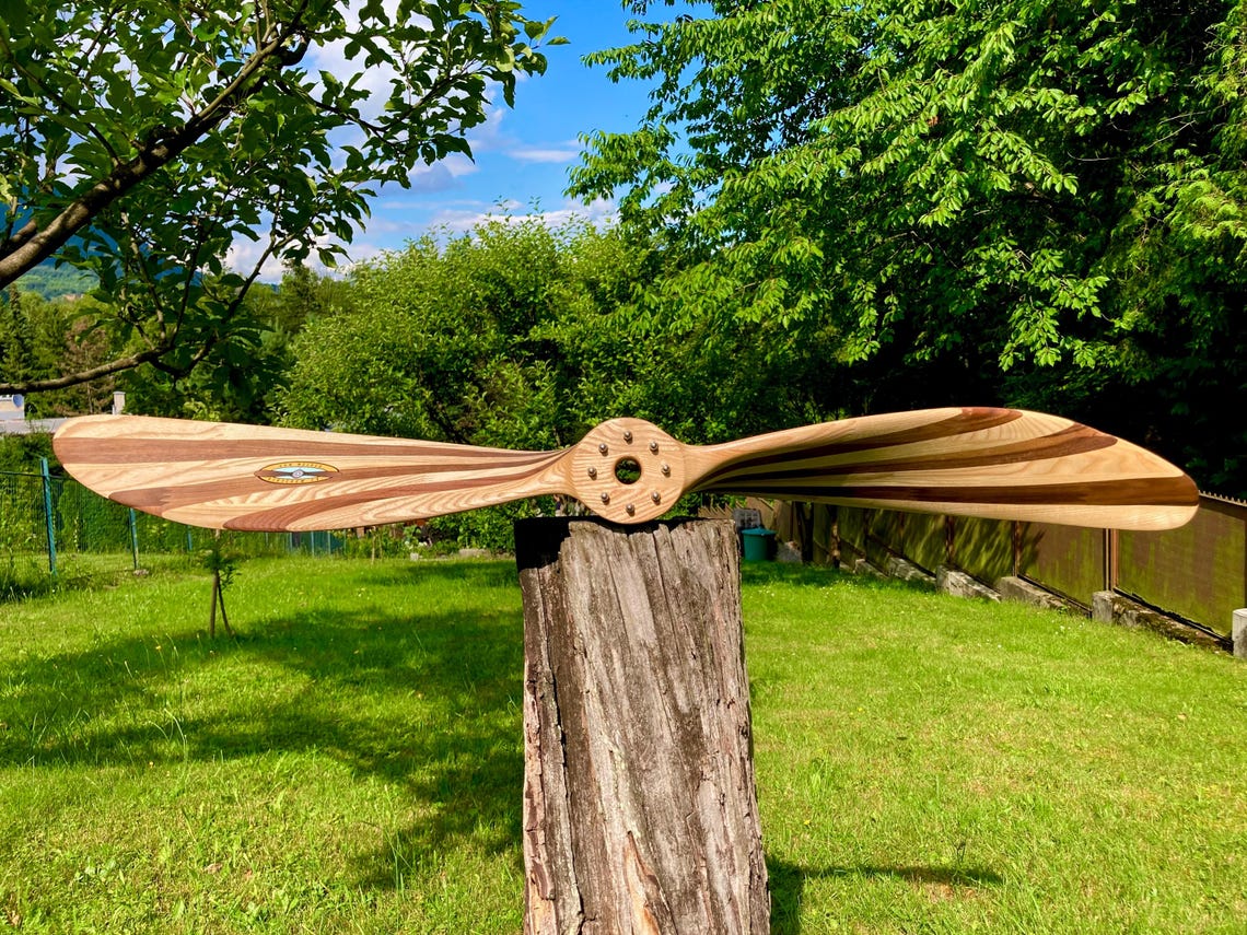 WW1 Sopwith Camel Wooden Propeller Home Decor Handmade Two Coloured - Etsy