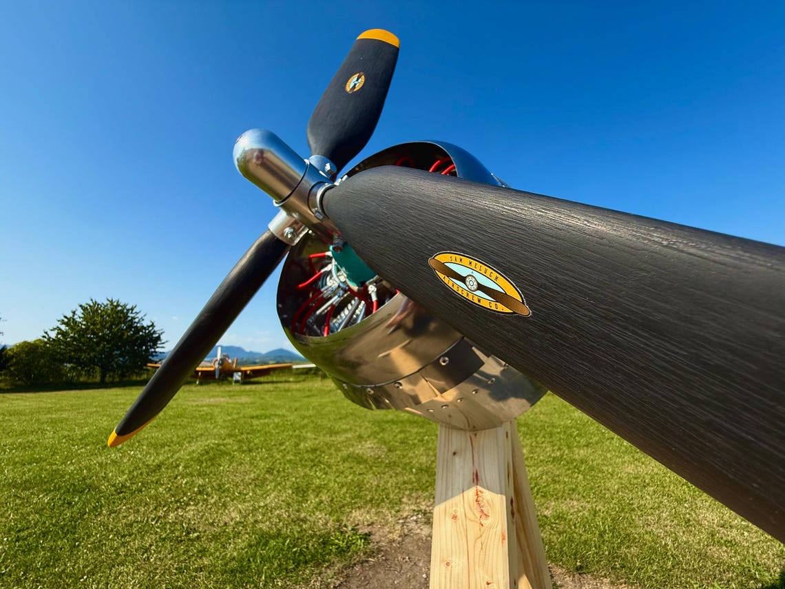 Wright R-1820 Radial Engine Half-model (1:5 Scale) B-17 Flying Fortress ...