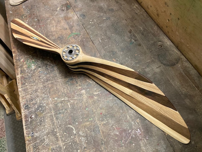 WW1 Sopwith Camel Wooden Propeller Home Decor Handmade Two Coloured - Etsy