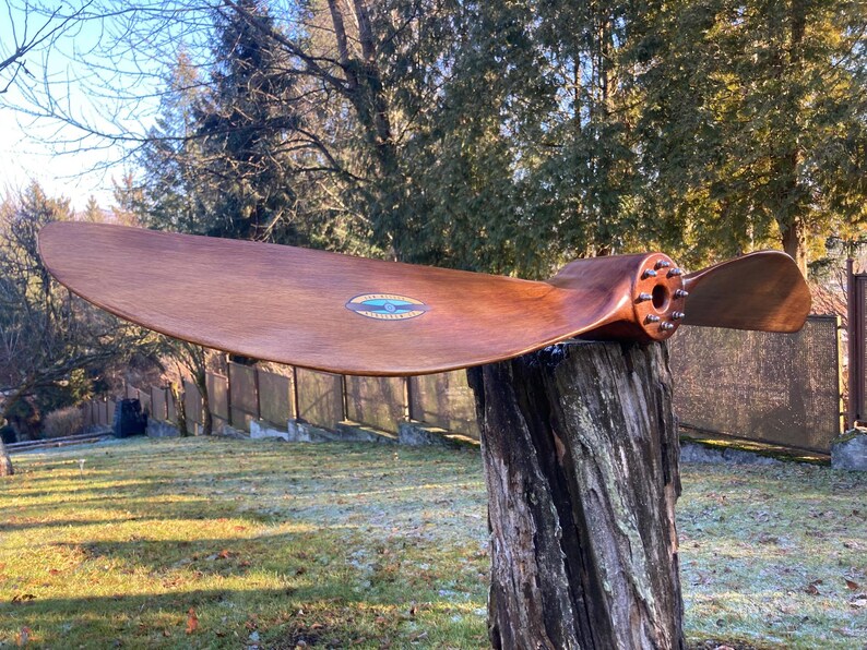WW1 Sopwith Camel Wooden Propeller Home Decor Handmade - Hazelnut ...