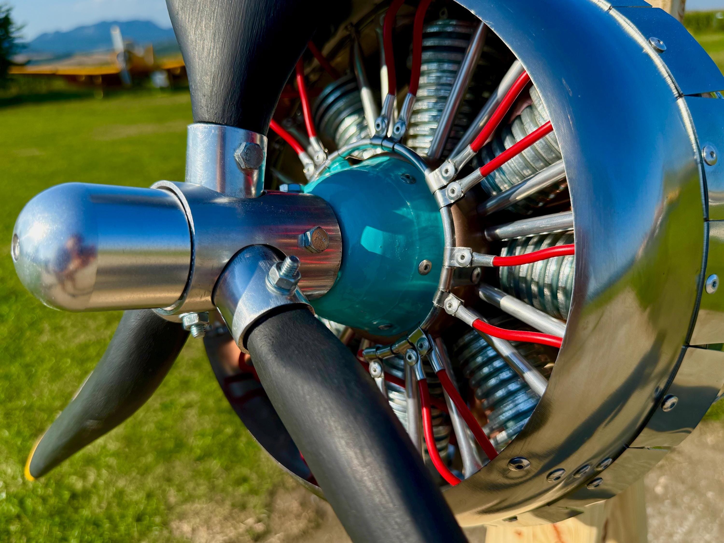 Wright R-1820 Radial Engine Half-model (1:5 Scale) B-17 Flying Fortress ...