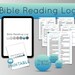 Bible Reading Log | Bible Reading Tracker | Bible Reading Chart | Bible ...
