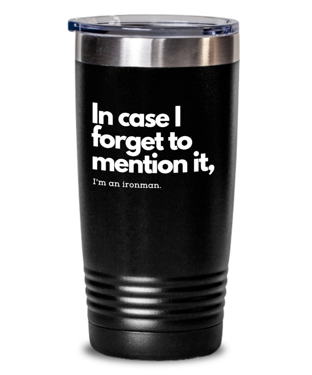 Ironman Finisher Stainless Steel Travel Mug – Triathlon Gift (20oz ...