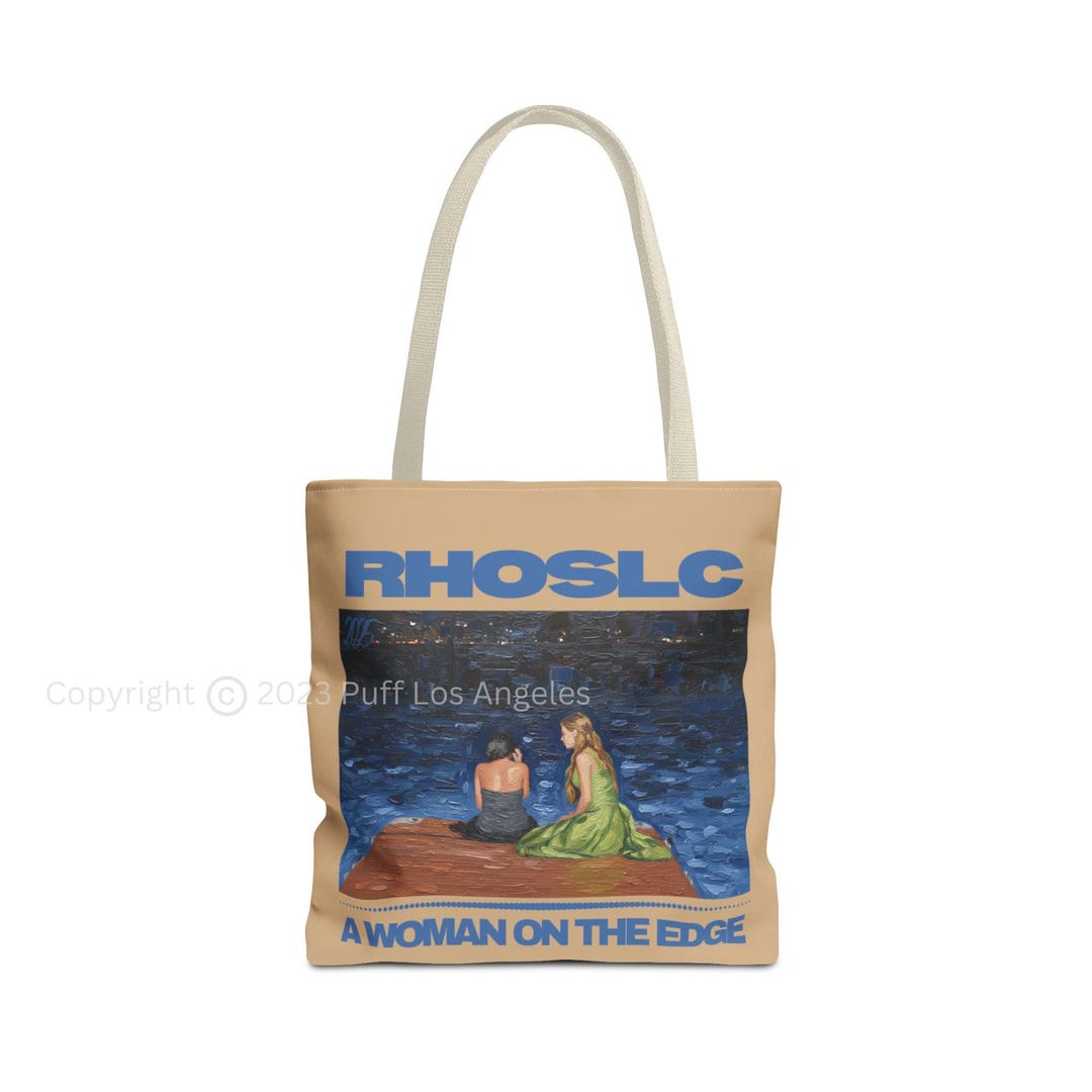 RHOSLC Tan Tote Bag | Real Housewives Salt Lake City A Woman on the ...
