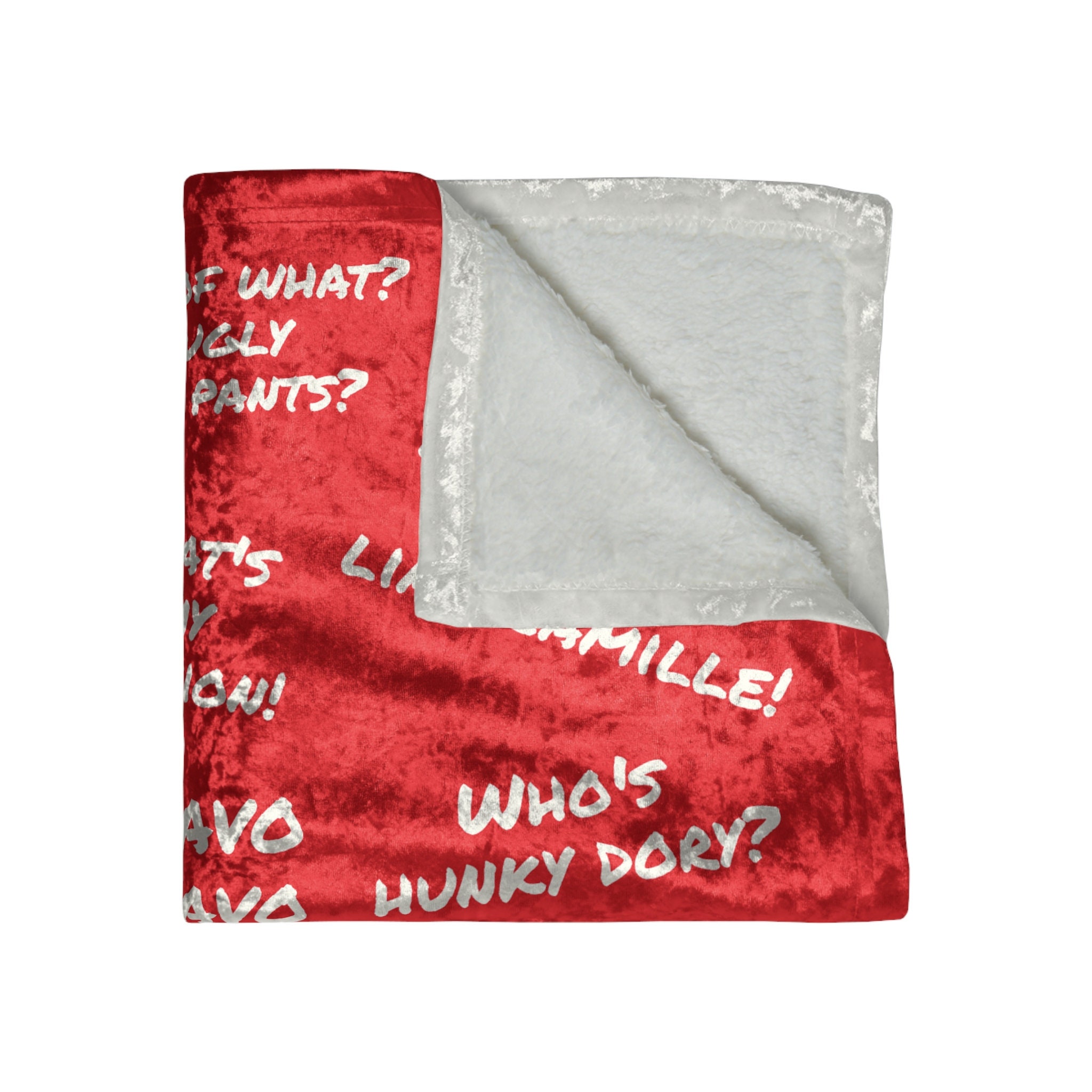 Real Housewives Quotes Red Throw Blanket Bravotv Fan Gift Soft Shiny ...