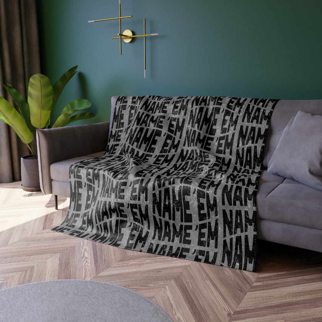 RHOBH Name 'em Blanket Real Housewives of Beverly Hills Crushed Velvet ...