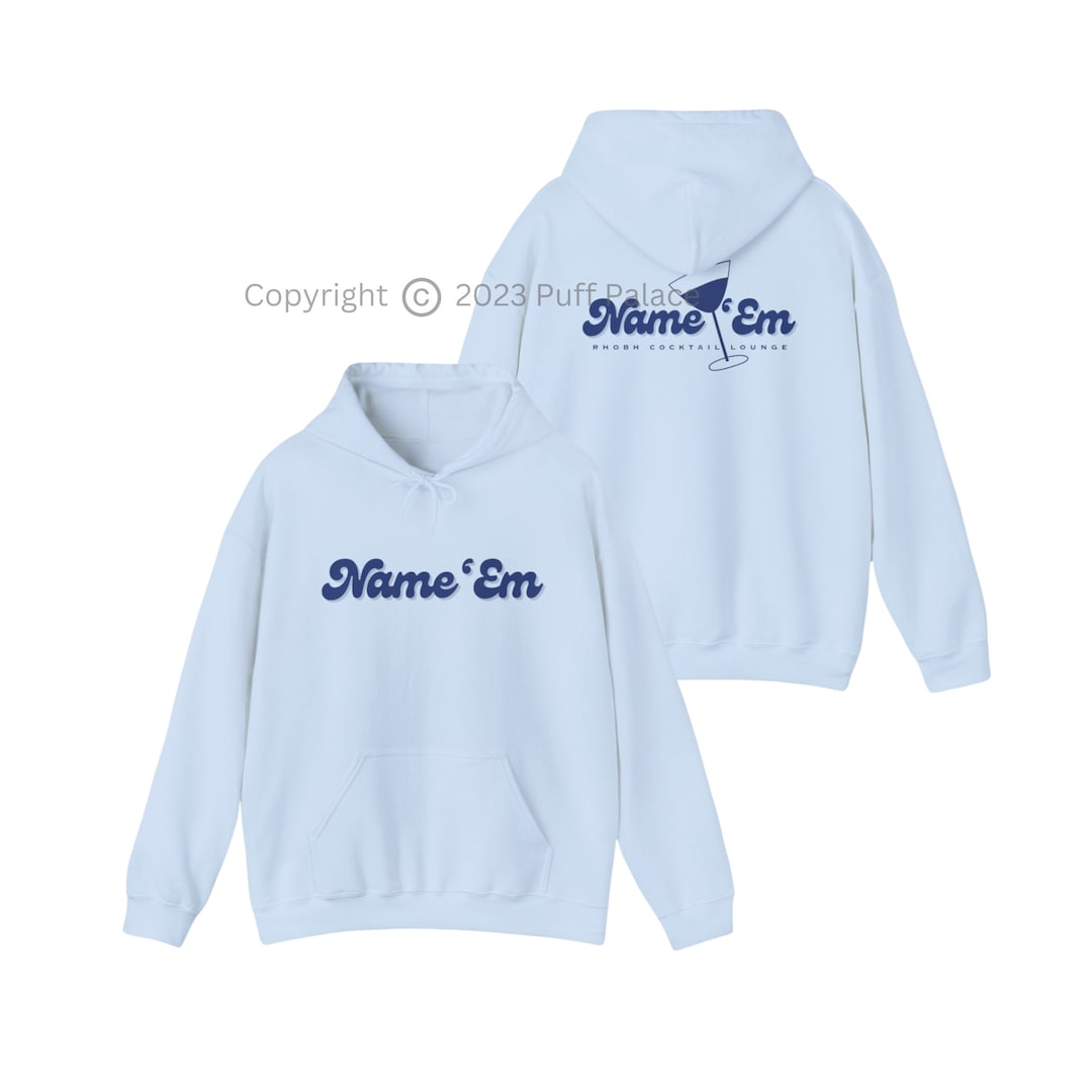 RHOBH Sutton Name Em Cocktail Lounge Hooded Sweatshirt | Real ...