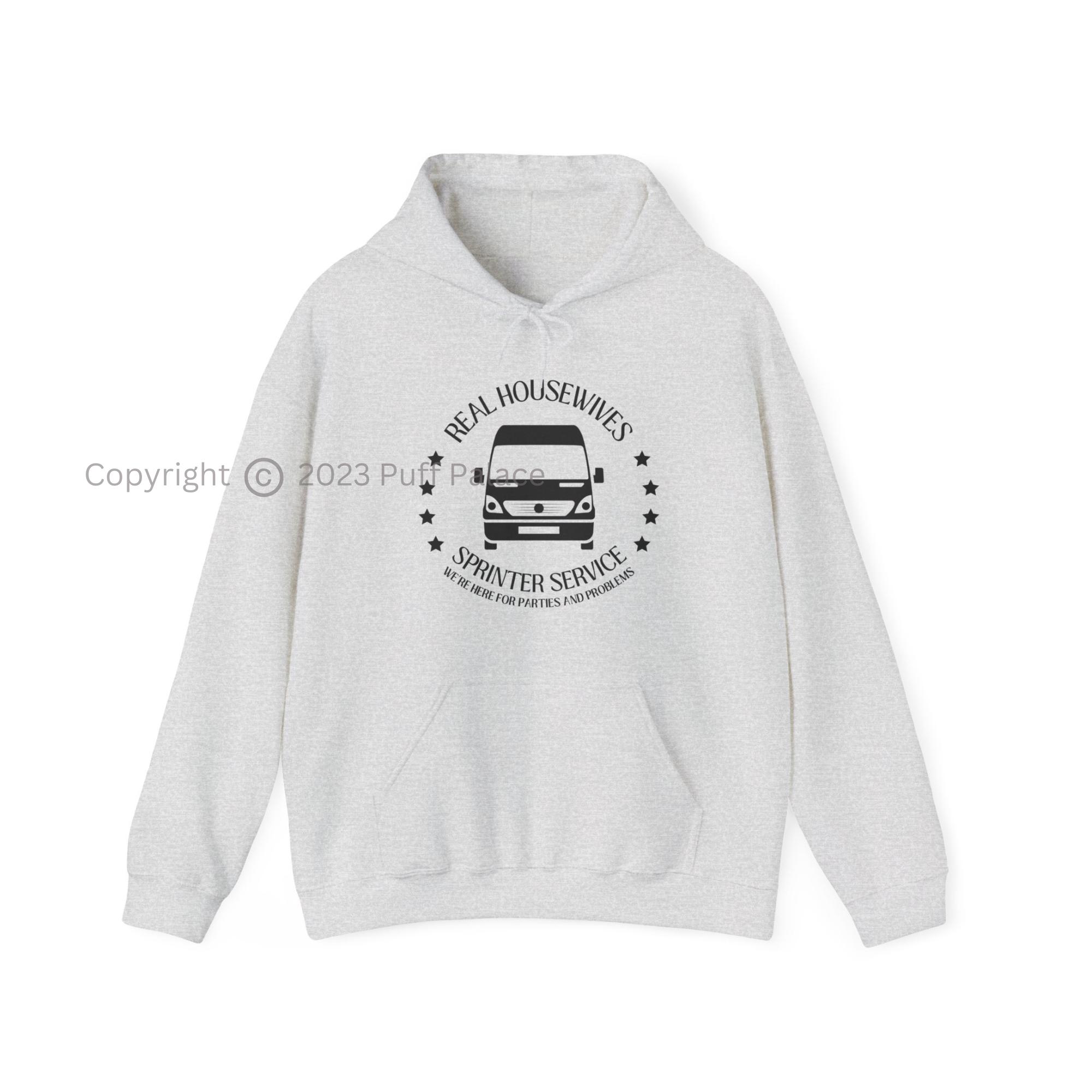 Real Housewives Sprinter Van Hoodie | Bravoholic Hooded Sweatshirt ...