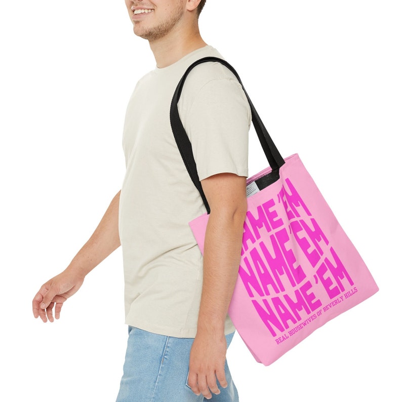 RHOBH Name 'em Pink Tote Bag Real Housewives of Beverly Hills Fan Merch ...