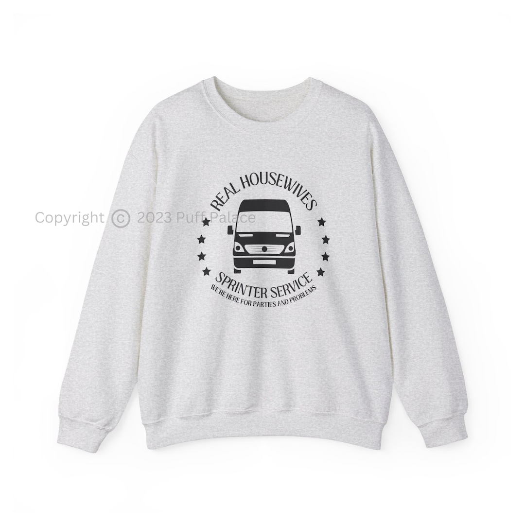 Real Housewives Sprinter Van Sweatshirt | Bravotv Fan Merch Bravoholic ...
