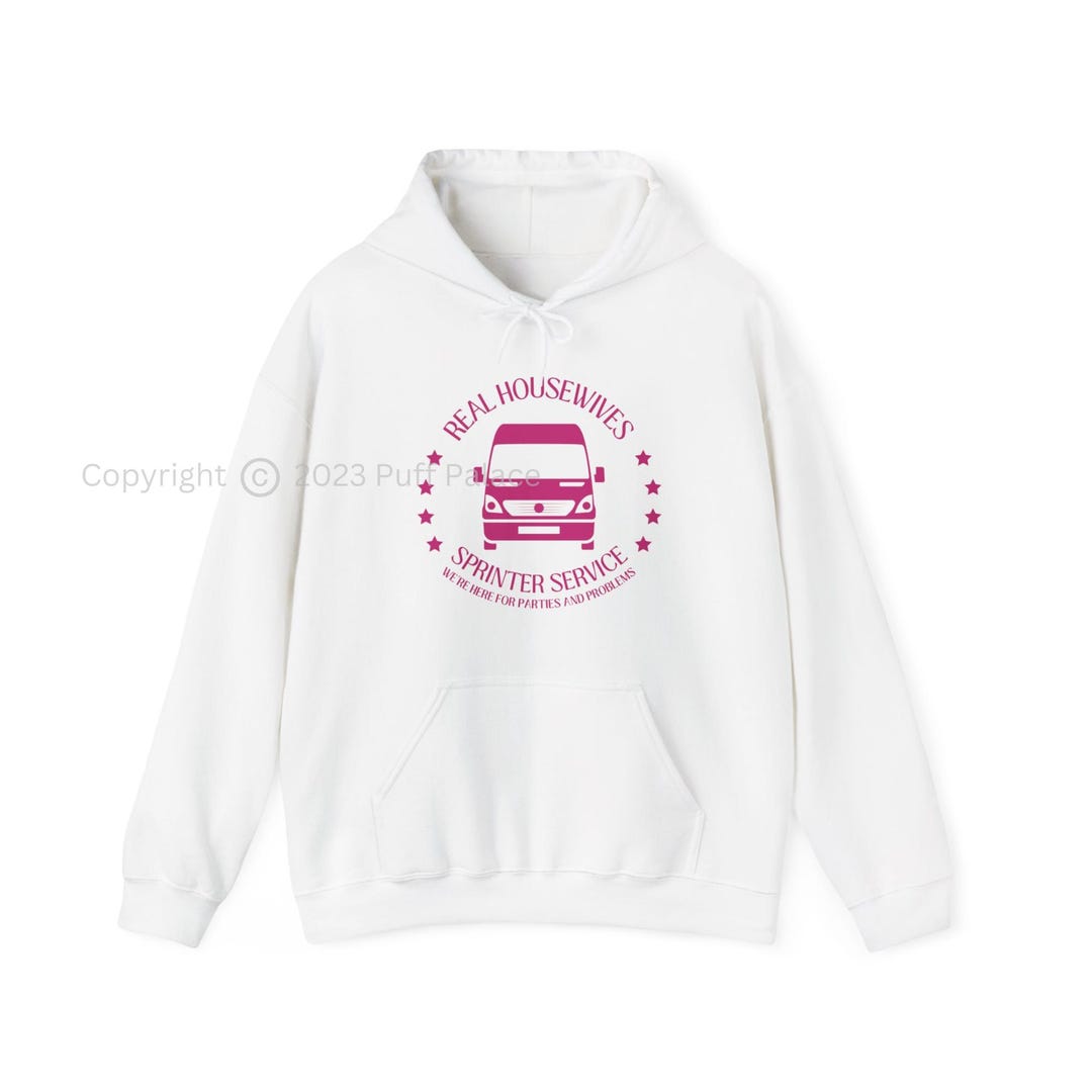 Real Housewives Sprinter Van Hoodie | Bravoholic Hooded Sweatshirt ...