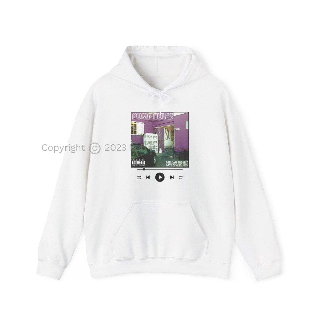 SUR Back Alley Vanderpump Rules Unisex Hooded Sweatshirt | Pump Rules ...