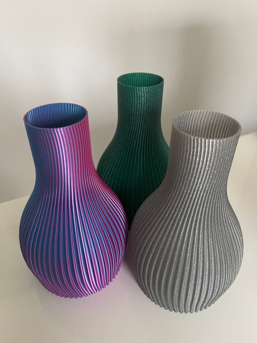 3D Printed Vase - Etsy