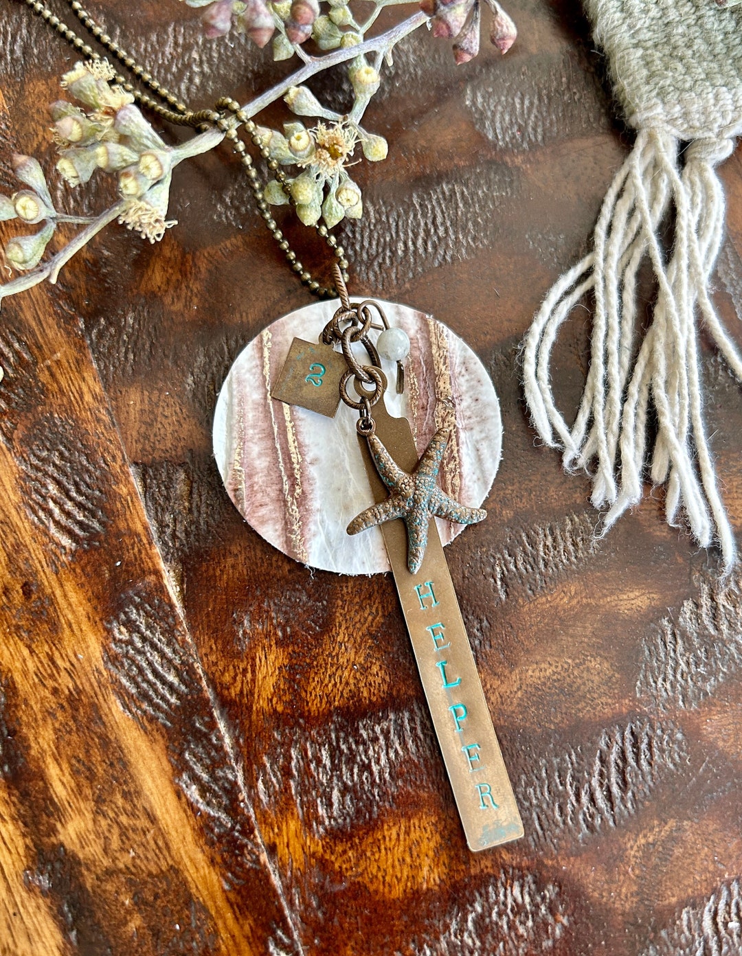 Enneagram Two- "helper" Necklace - Etsy