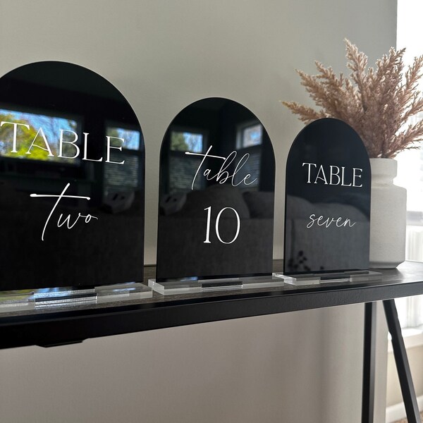 Stone Table Numbers - Etsy