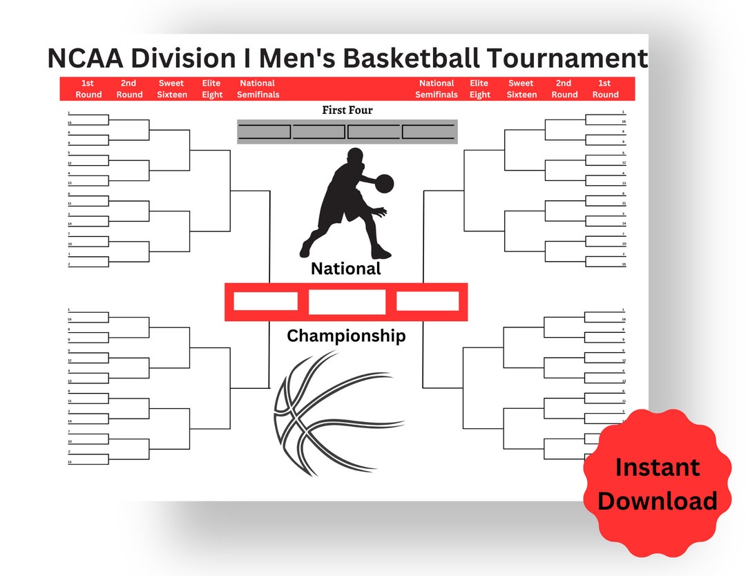 March Madness Bracket - Etsy
