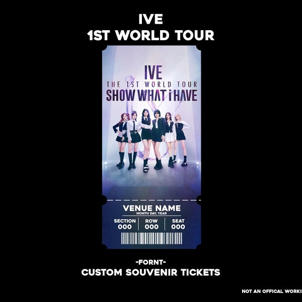 Ive World Tour Art - Etsy