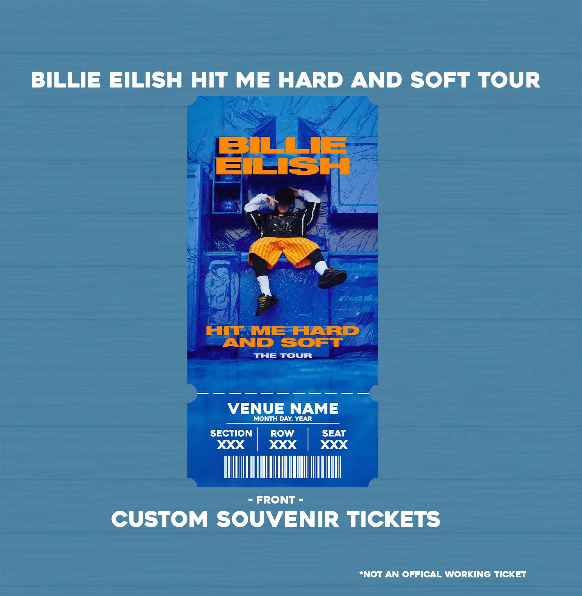 Billie Eilish Hit Me Hard and Soft the Tour, Custom Physical Memory ...