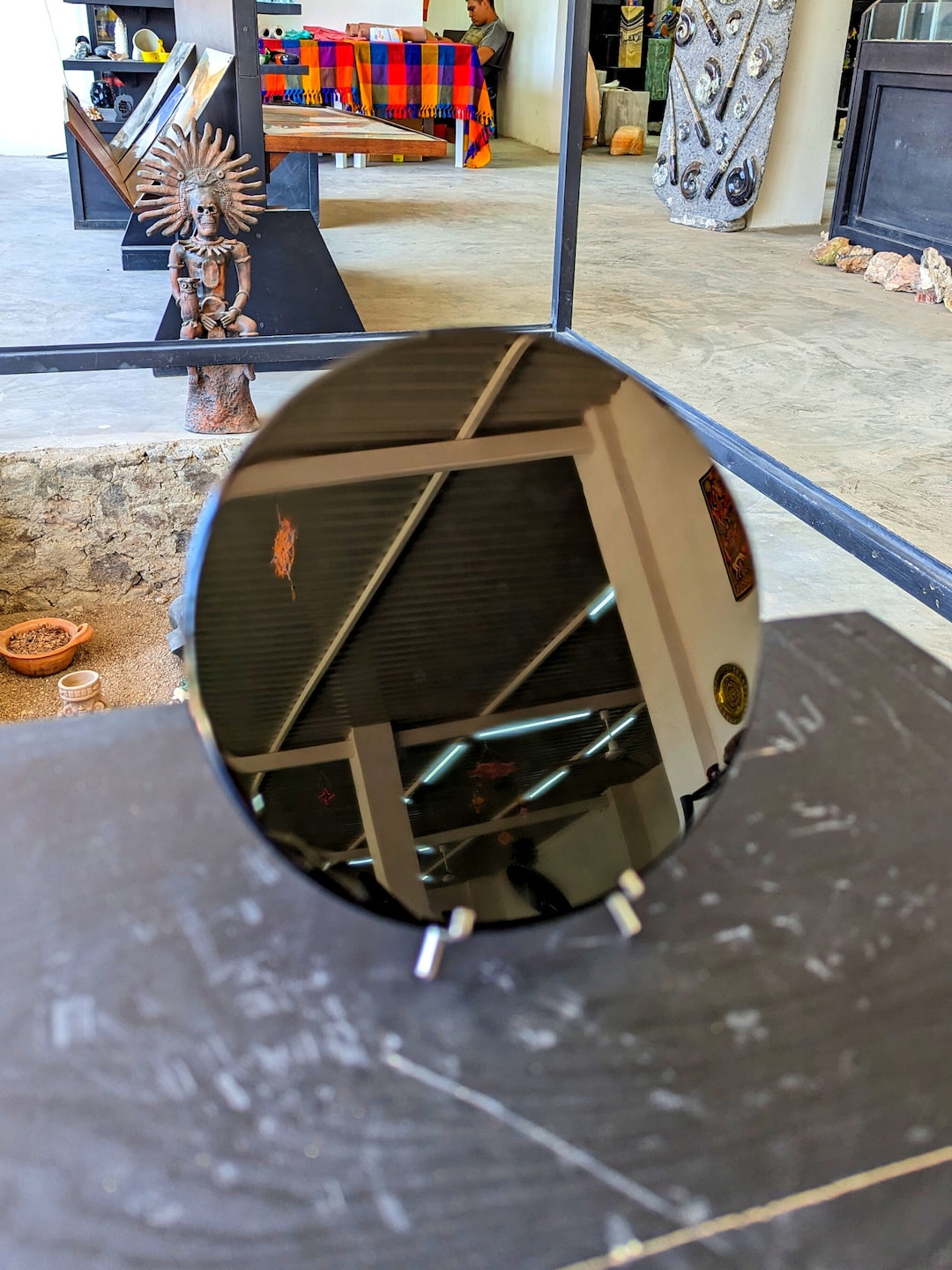 Obsidian Mirror - Etsy