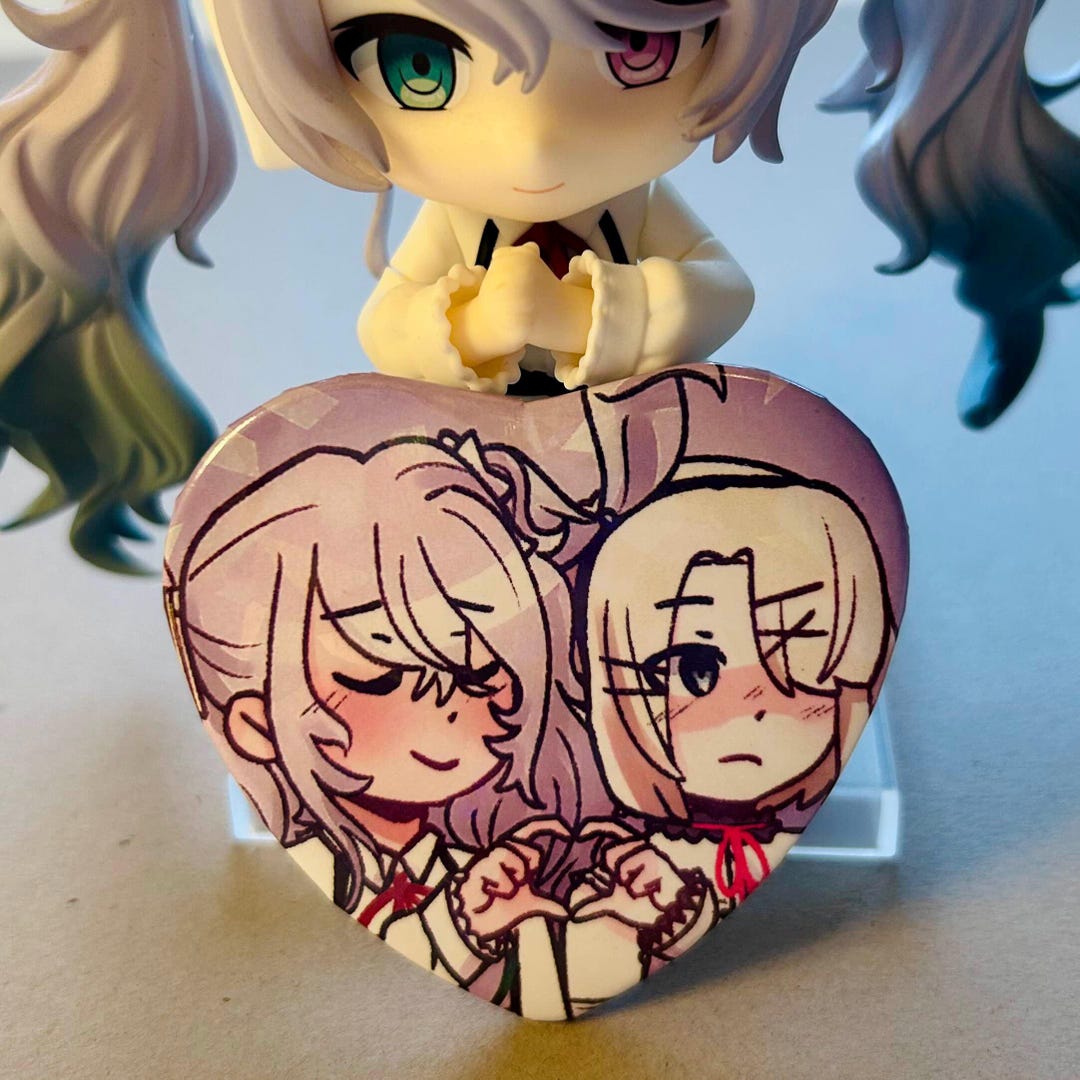 Niigo Mikurin Heart Button Pin Project Sekai Vocaloid - Etsy