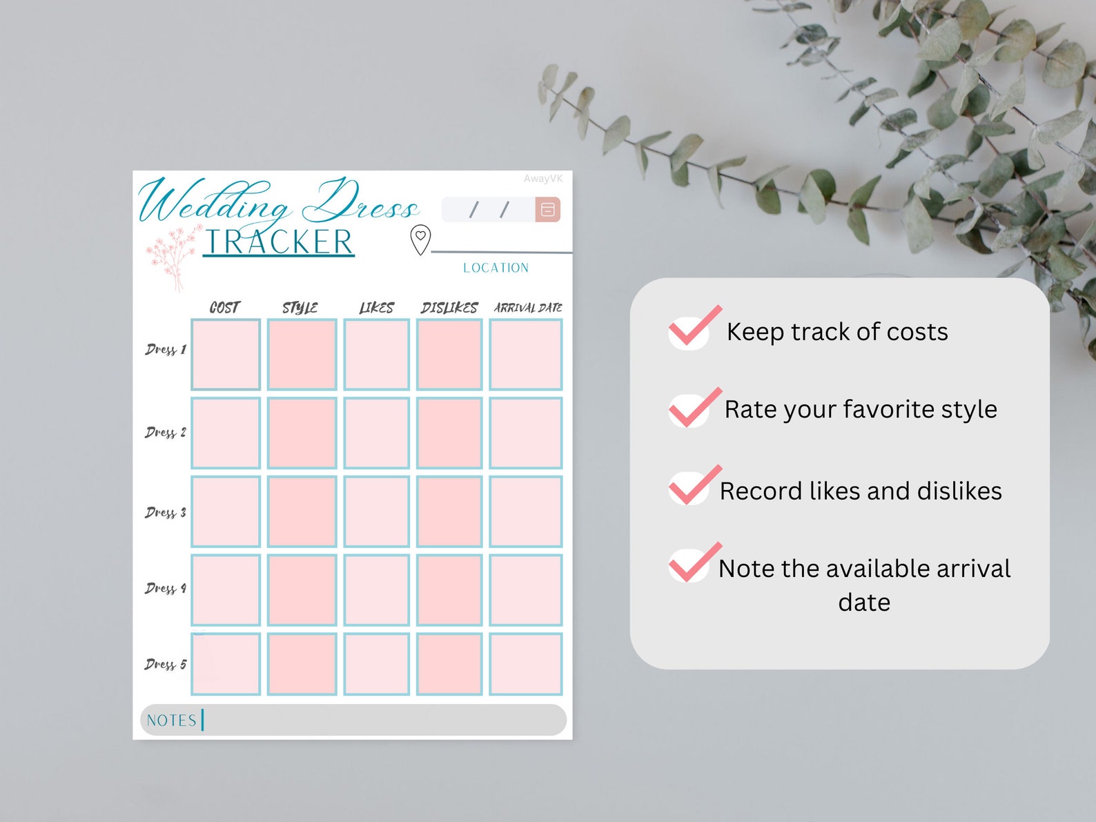 Wedding Dress Tracker|dress Shopping Guide|wedding Dress|wedding Dress ...