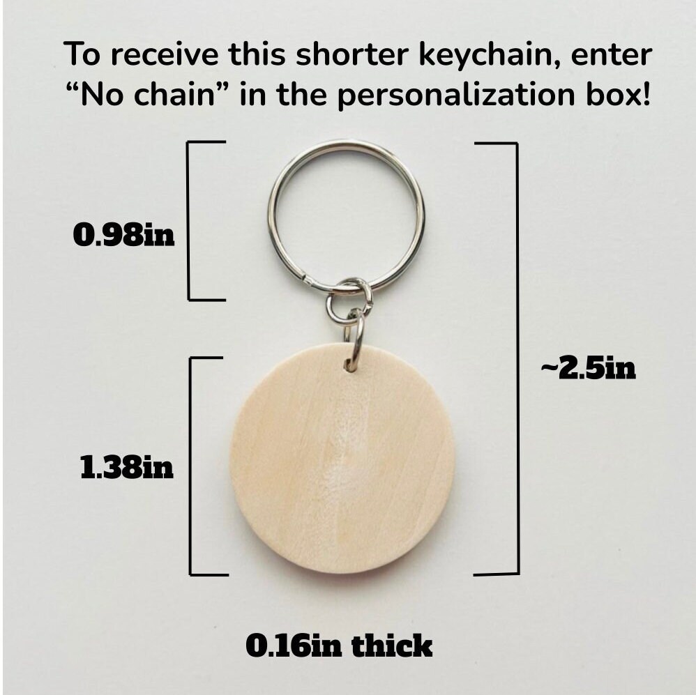 Botanical Wood Burned Keychain - Etsy